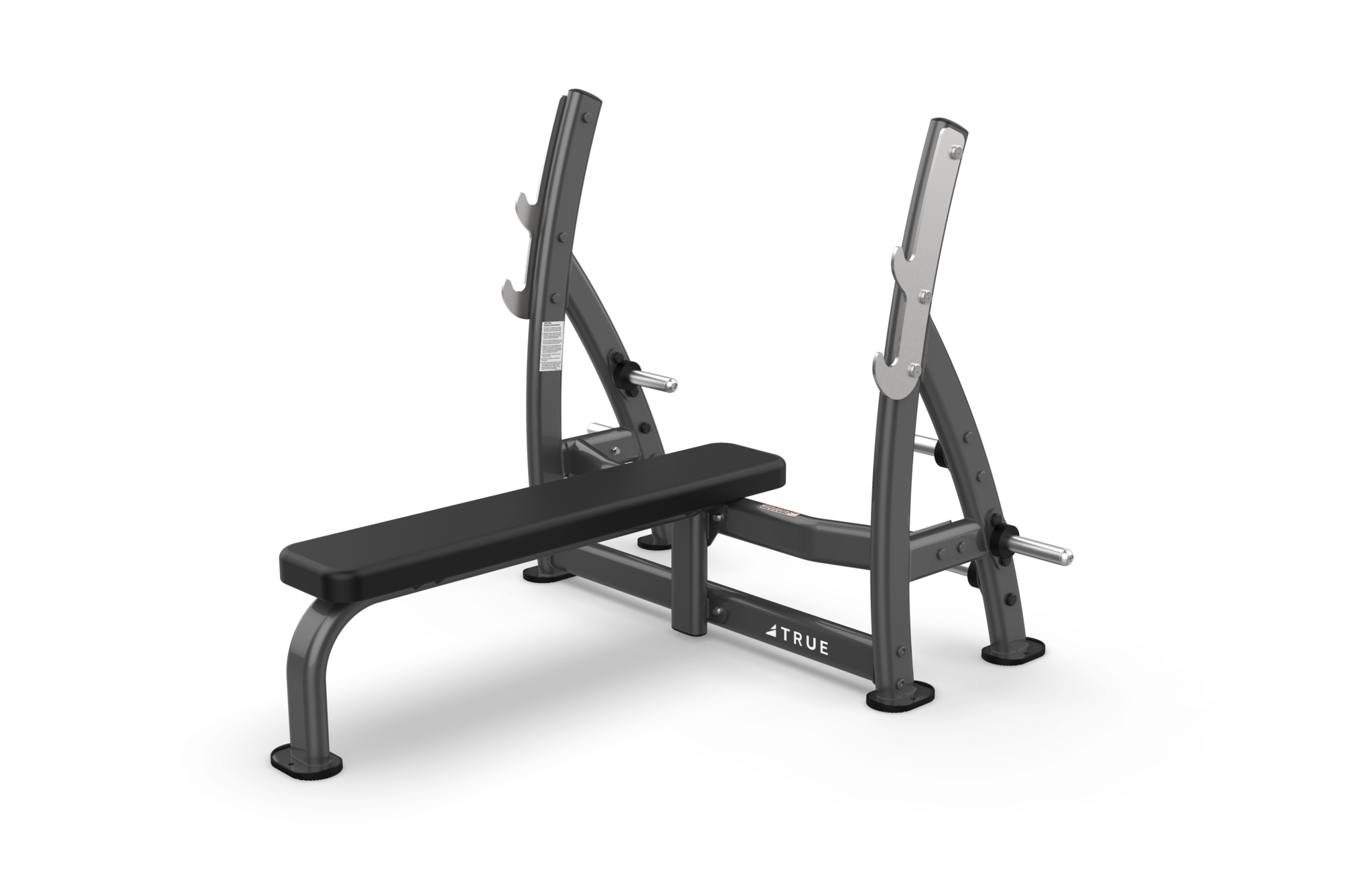 TRUE FITNESS - XFW SERIES - SUPINE PRESS BENCH WITH PLATE HOLDERS - NAS ...
