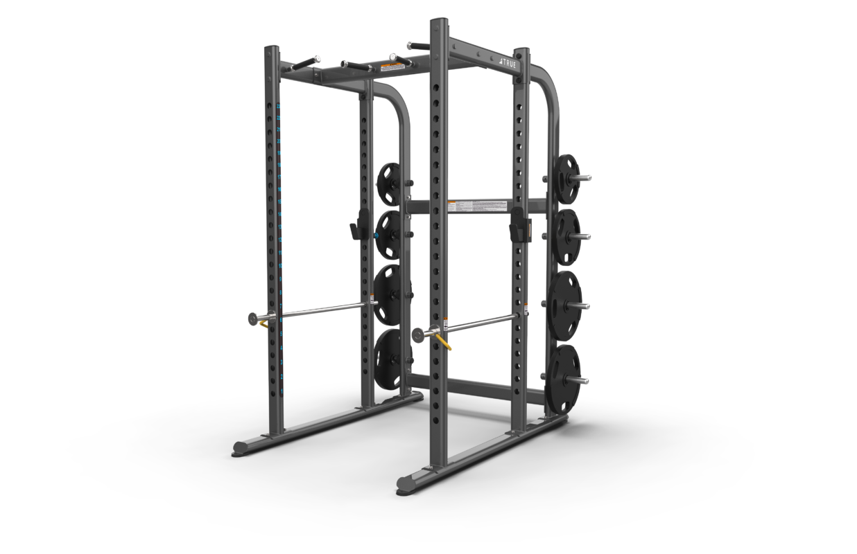TRUE FITNESS - XFW SERIES - POWER RACK WITH PLATE HOLDERS - NAS HEALTH TECH